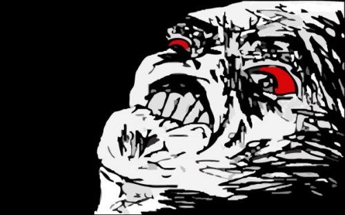 Mega Rage Face Blank Meme Template Imgflip